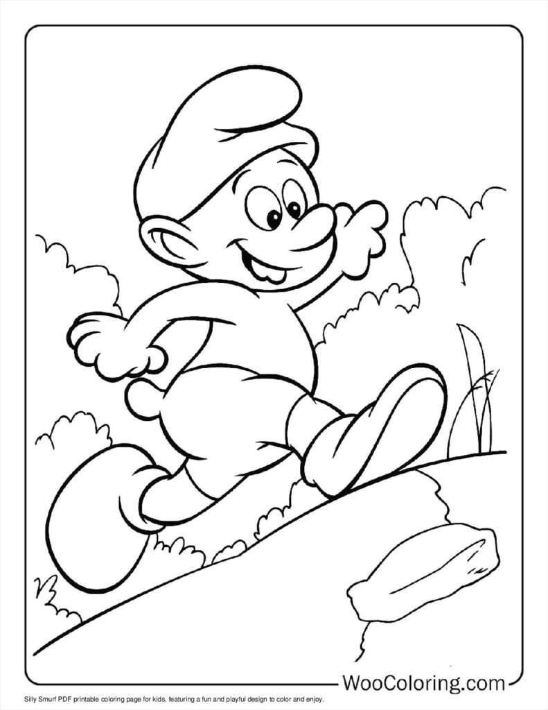 100+ Smurf coloring pages (Free PDF To Print) | Woo Coloring