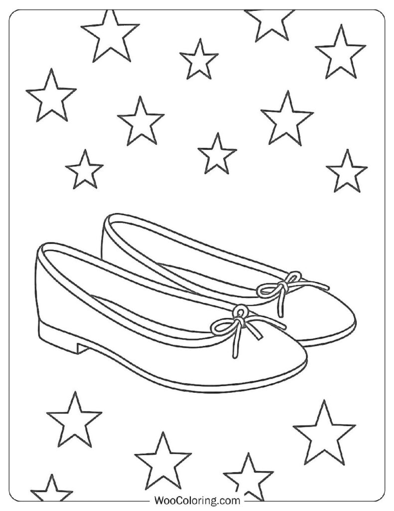 36 Shoe Coloring Pages (Free PDF To Print) | Woo Coloring