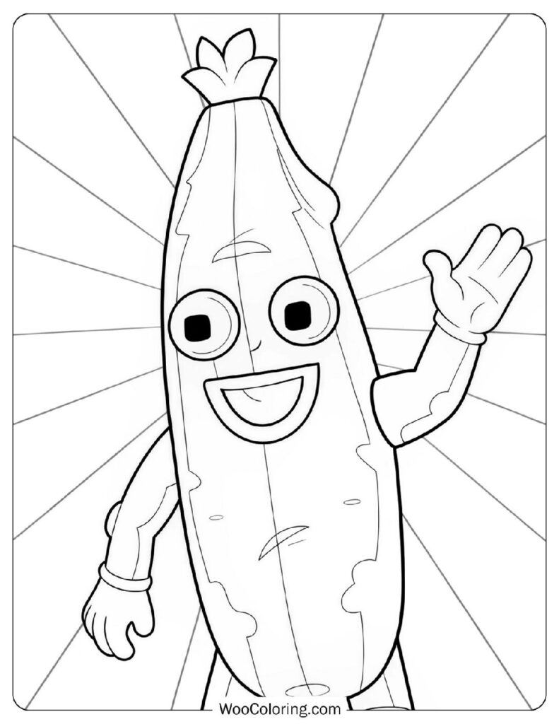 24 Banana Coloring Pages (Free PDF To Print) | Woo Coloring