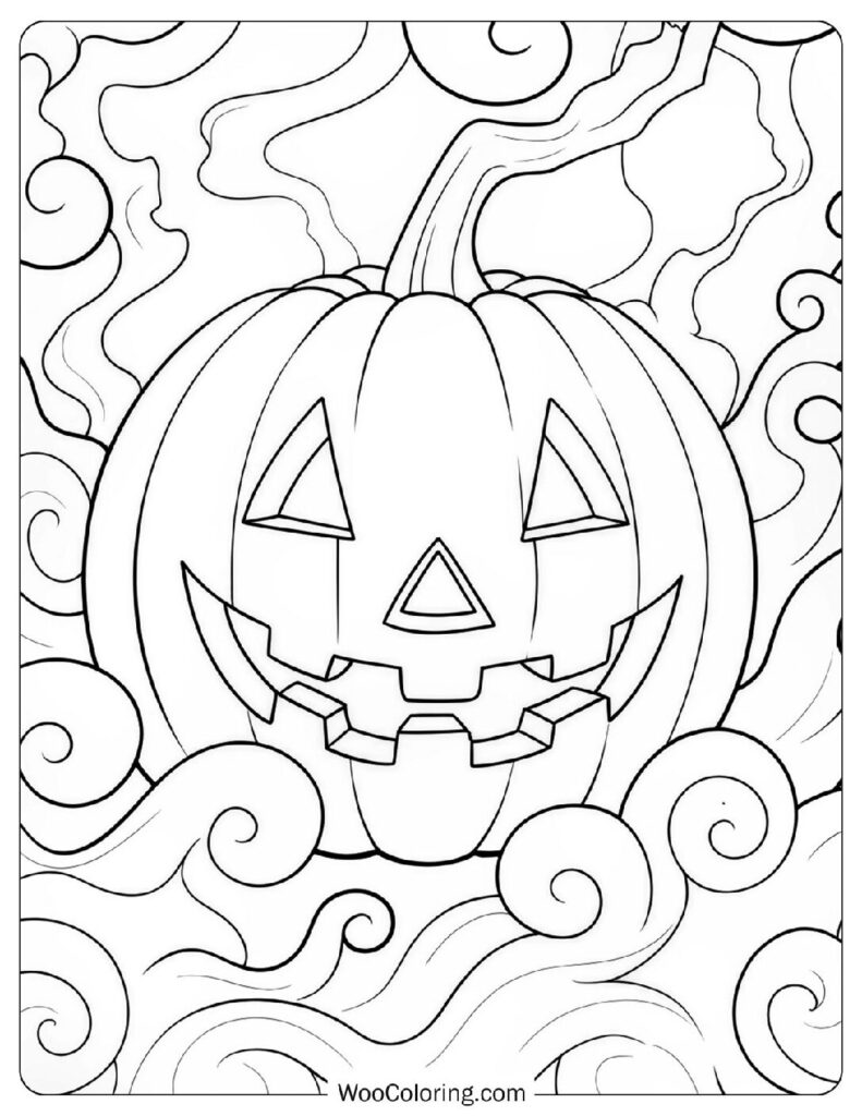 66 Pumpkin Coloring Pages (Free PDF To Print) | Woo Coloring