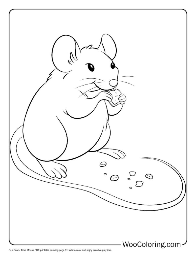 100+ Mouse coloring pages (Free PDF To Print) | Woo Coloring