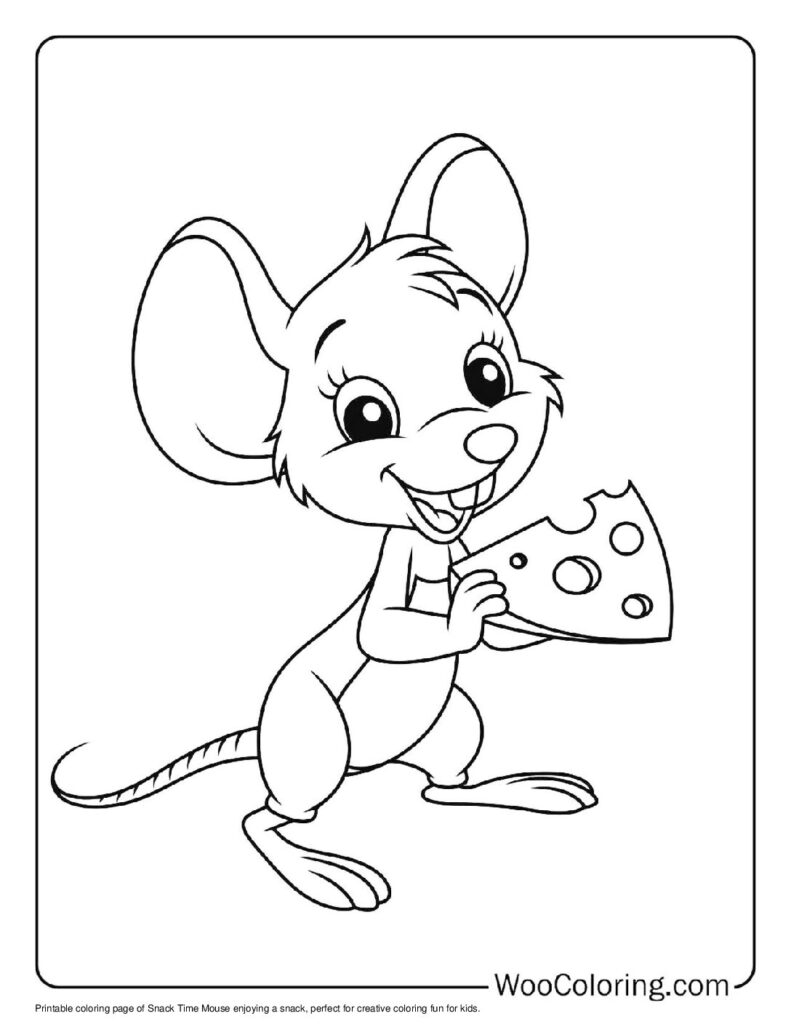 100+ Mouse coloring pages (Free PDF To Print) | Woo Coloring