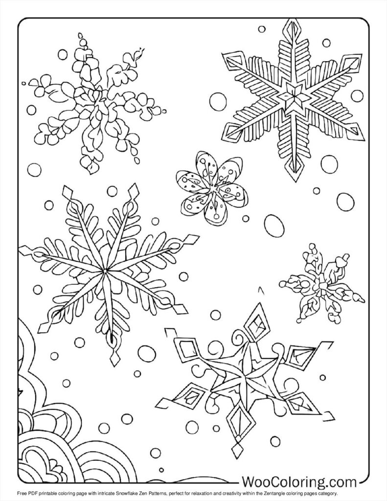 100+ Zentangle coloring pages (Free PDF To Print) | Woo Coloring