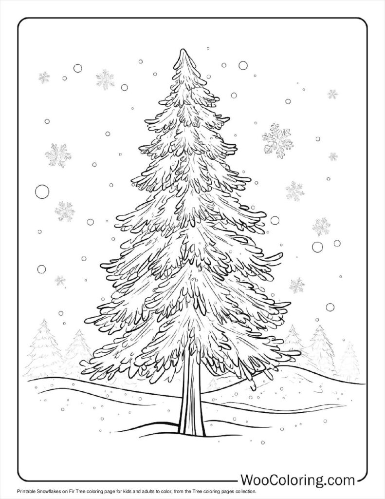 100+ Tree coloring pages (Free PDF To Print) | Woo Coloring