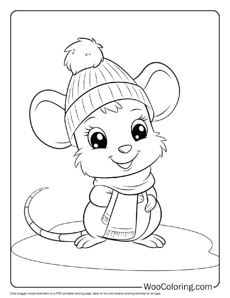 100+ Mouse coloring pages (Free PDF To Print) | Woo Coloring