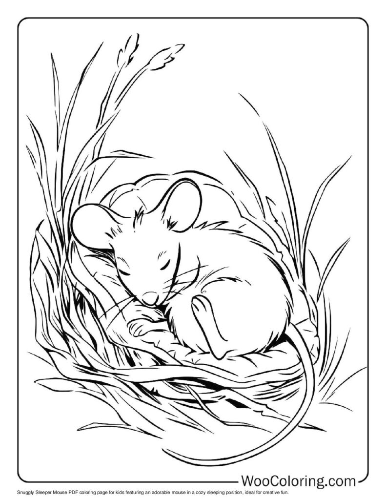 100+ Mouse coloring pages (Free PDF To Print) | Woo Coloring