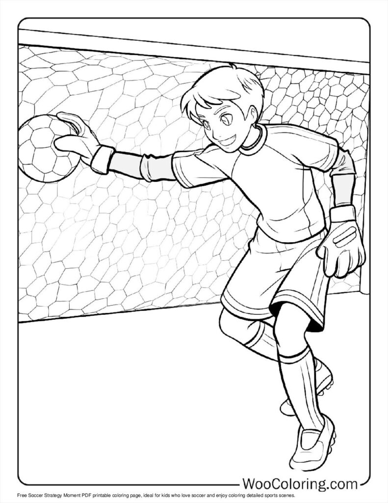 100+ Soccer coloring pages (Free PDF To Print) | Woo Coloring