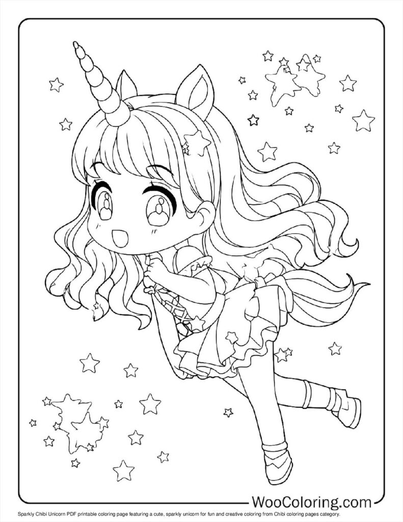 100+ Chibi coloring pages (Free PDF To Print) | Woo Coloring
