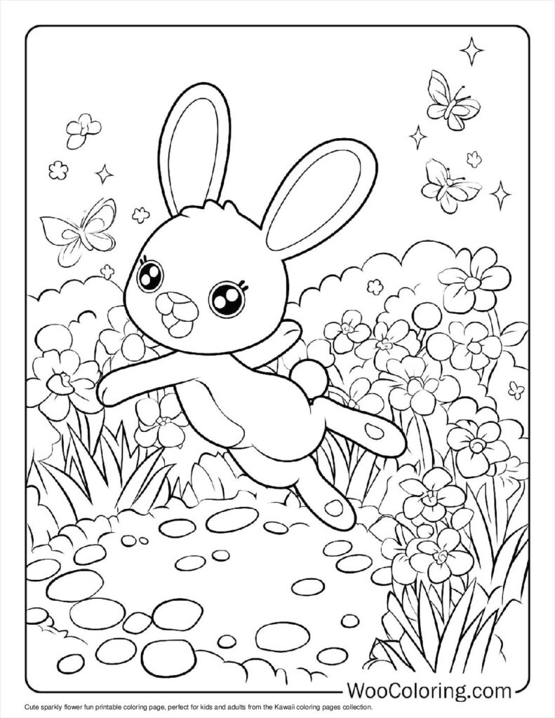 100+ Kawaii coloring pages (Free PDF To Print) | Woo Coloring