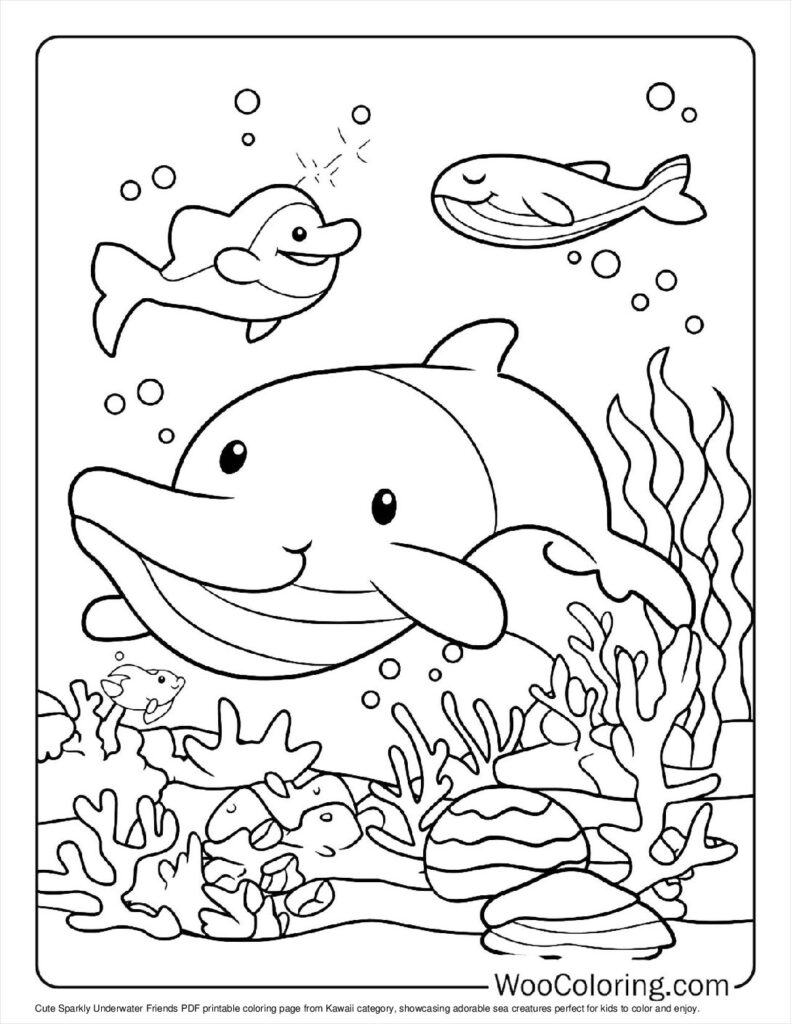 100+ Kawaii coloring pages (Free PDF To Print) | Woo Coloring