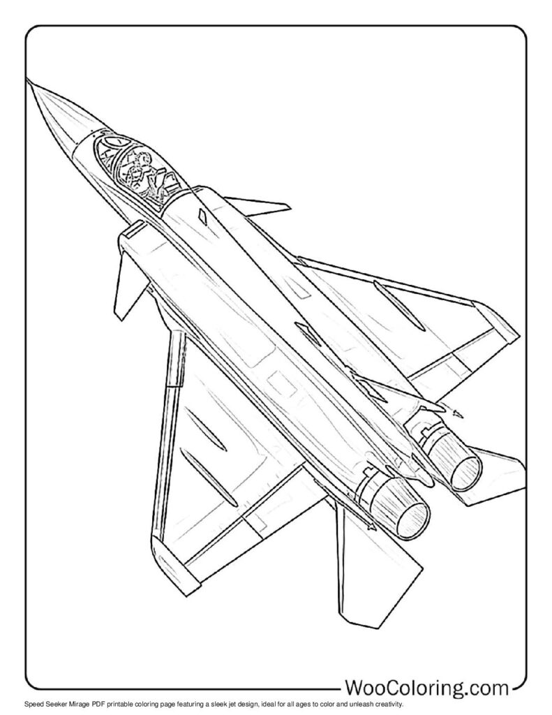 100+ Jet coloring pages (Free PDF To Print) | Woo Coloring