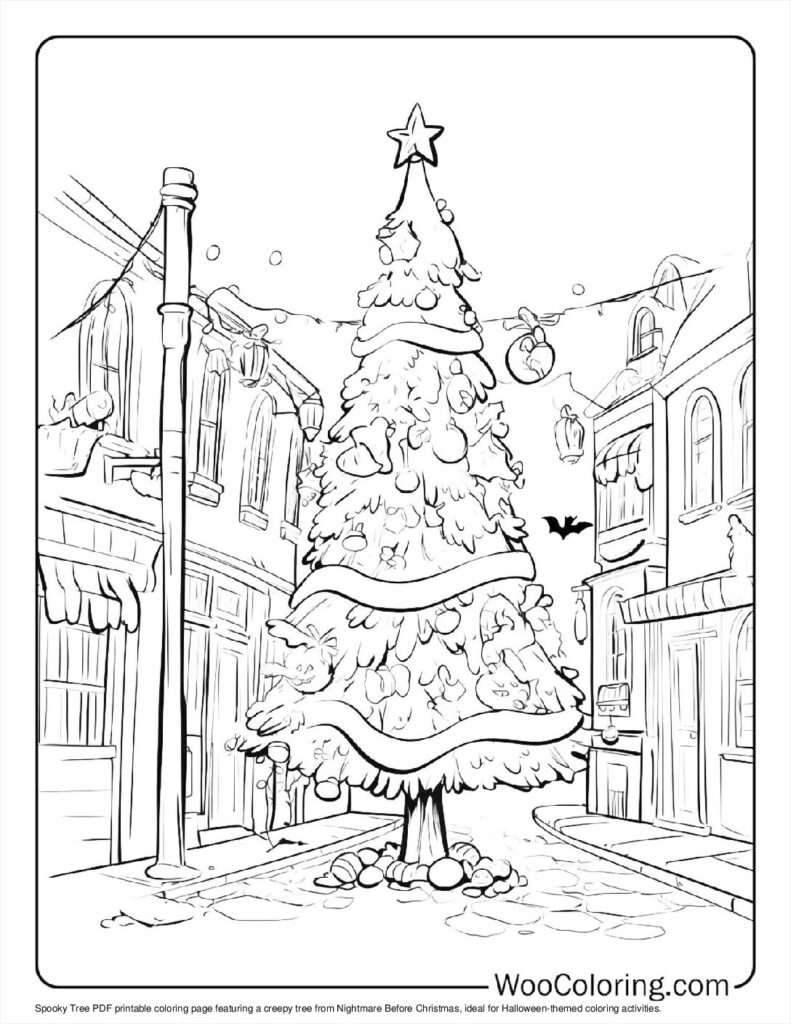 100+ Nightmare Before Christmas coloring pages (Free PDF To Print ...