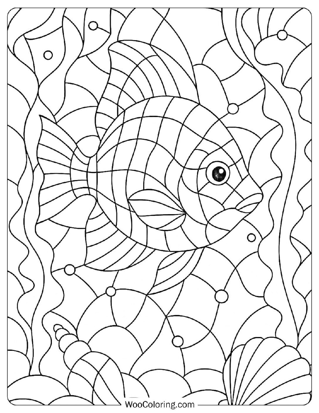 26 Stained Glass Coloring Pages (Free PDF To Print) | Woo Coloring