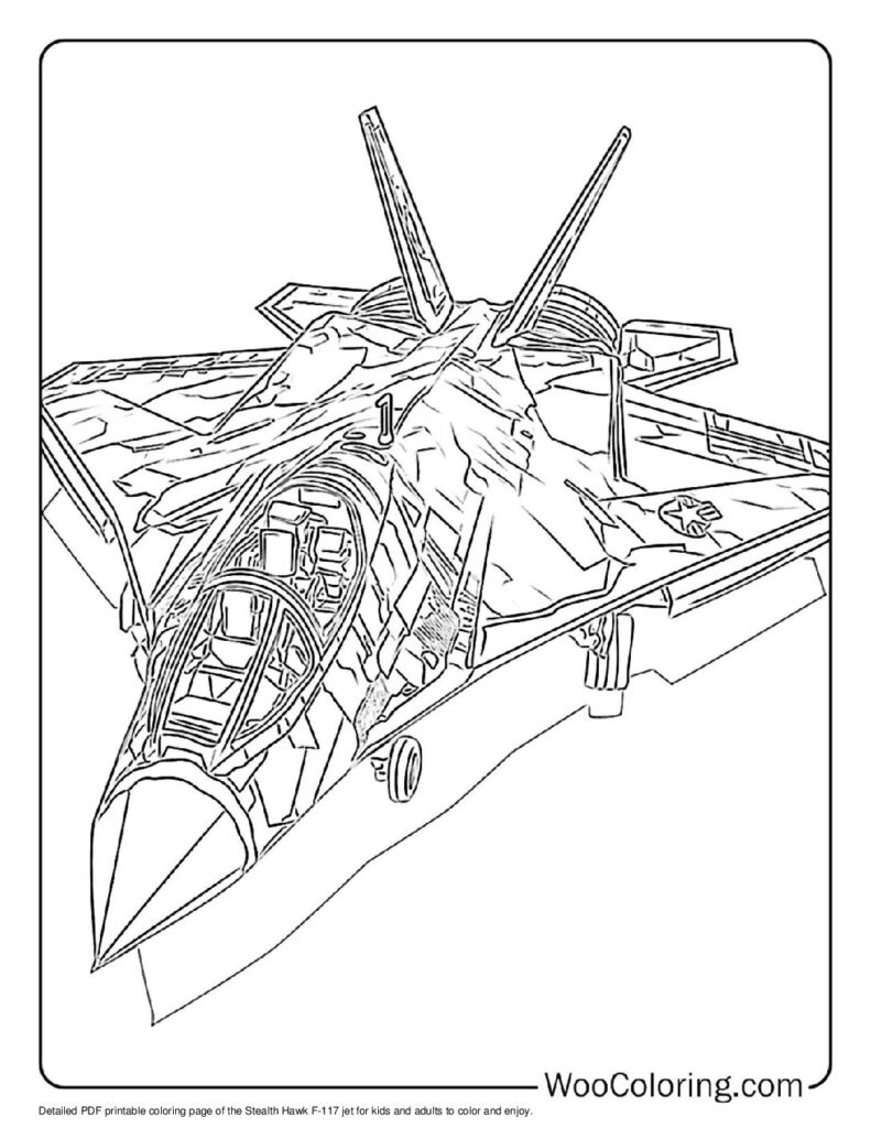 100+ Jet coloring pages (Free PDF To Print) | Woo Coloring