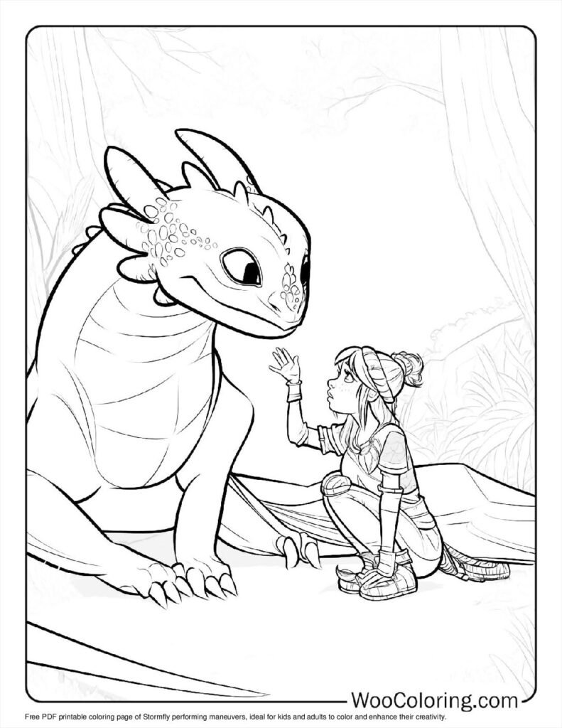 100+ How To Train Your Dragon coloring pages (Free PDF To Print) | Woo ...