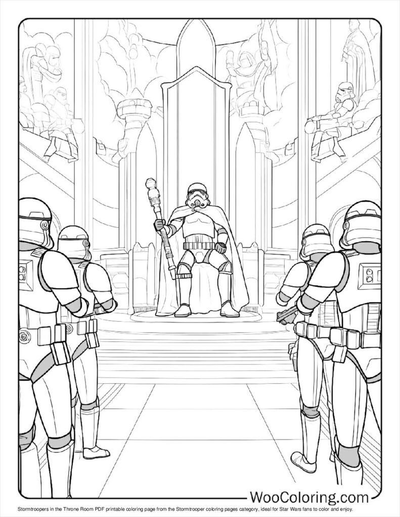 100+ Stormtrooper coloring pages (Free PDF To Print) | Woo Coloring