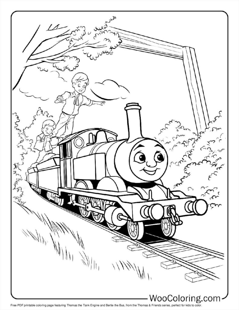100+ Thomas & Friends coloring pages (Free PDF To Print) | Woo Coloring