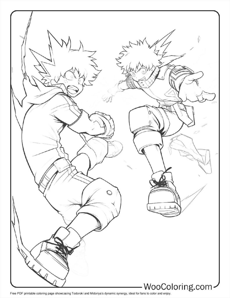 100+ My Hero Academia coloring pages (Free PDF To Print) | Woo Coloring