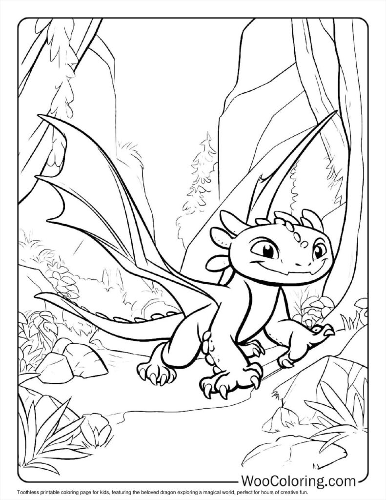 100+ How To Train Your Dragon coloring pages (Free PDF To Print) | Woo ...