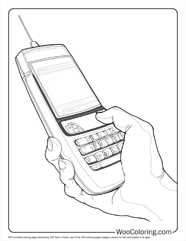 100+ Y2K coloring pages (Free PDF To Print) | Woo Coloring