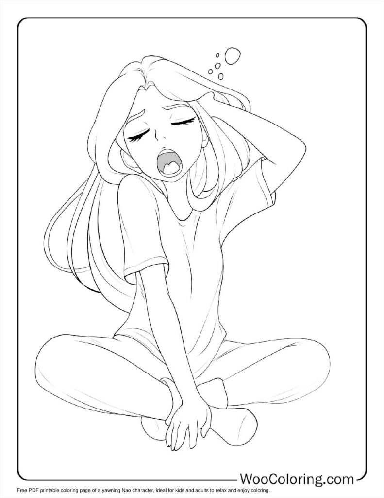 100+ Manga coloring pages (Free PDF To Print) | Woo Coloring