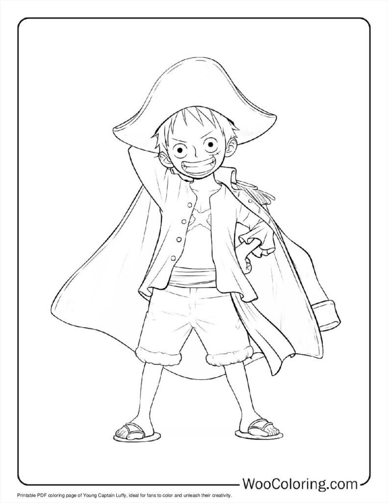 100+ Luffy coloring pages (Free PDF To Print) | Woo Coloring